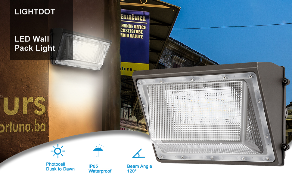 Outdoor LED Wall Pack Lights | Commercial LED Wall Packs Lights — Lightdot