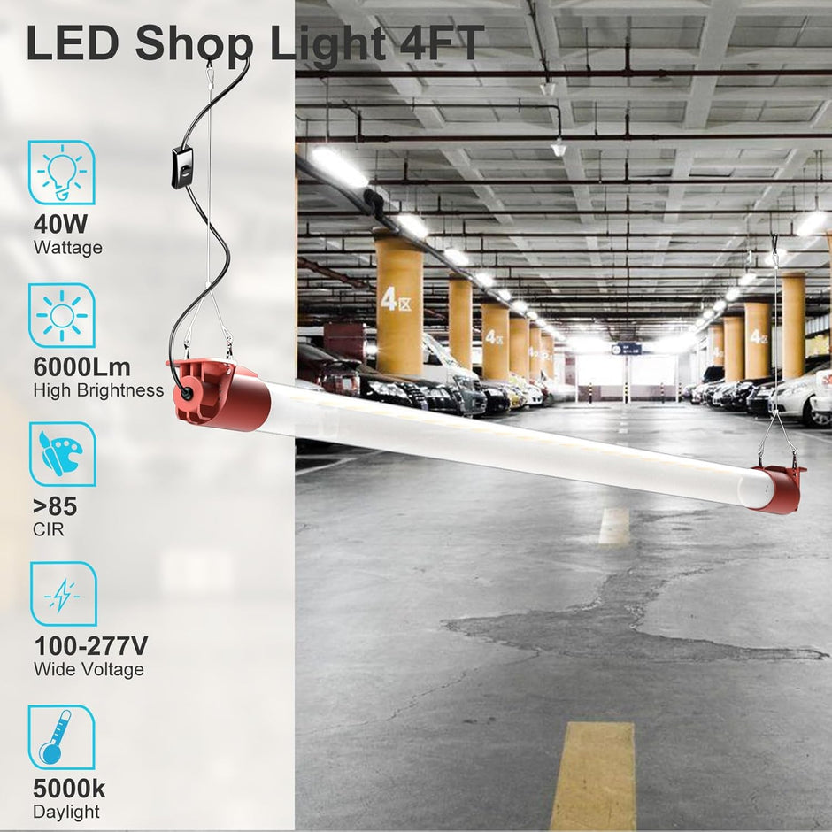 Best Flush Mount LED Commercial Shop Lights for Sale - Lightdot