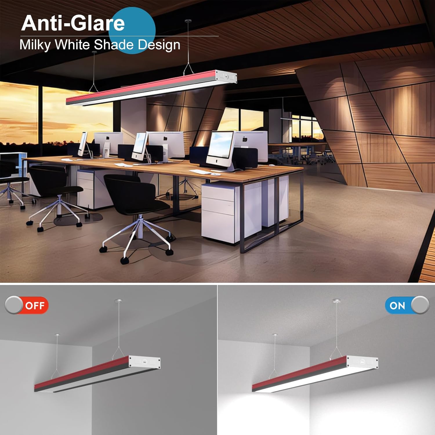 Best Flush Mount LED Commercial Shop Lights for Sale - Lightdot