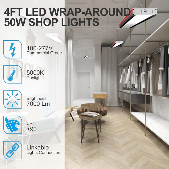Best Flush Mount LED Commercial Shop Lights for Sale - Lightdot