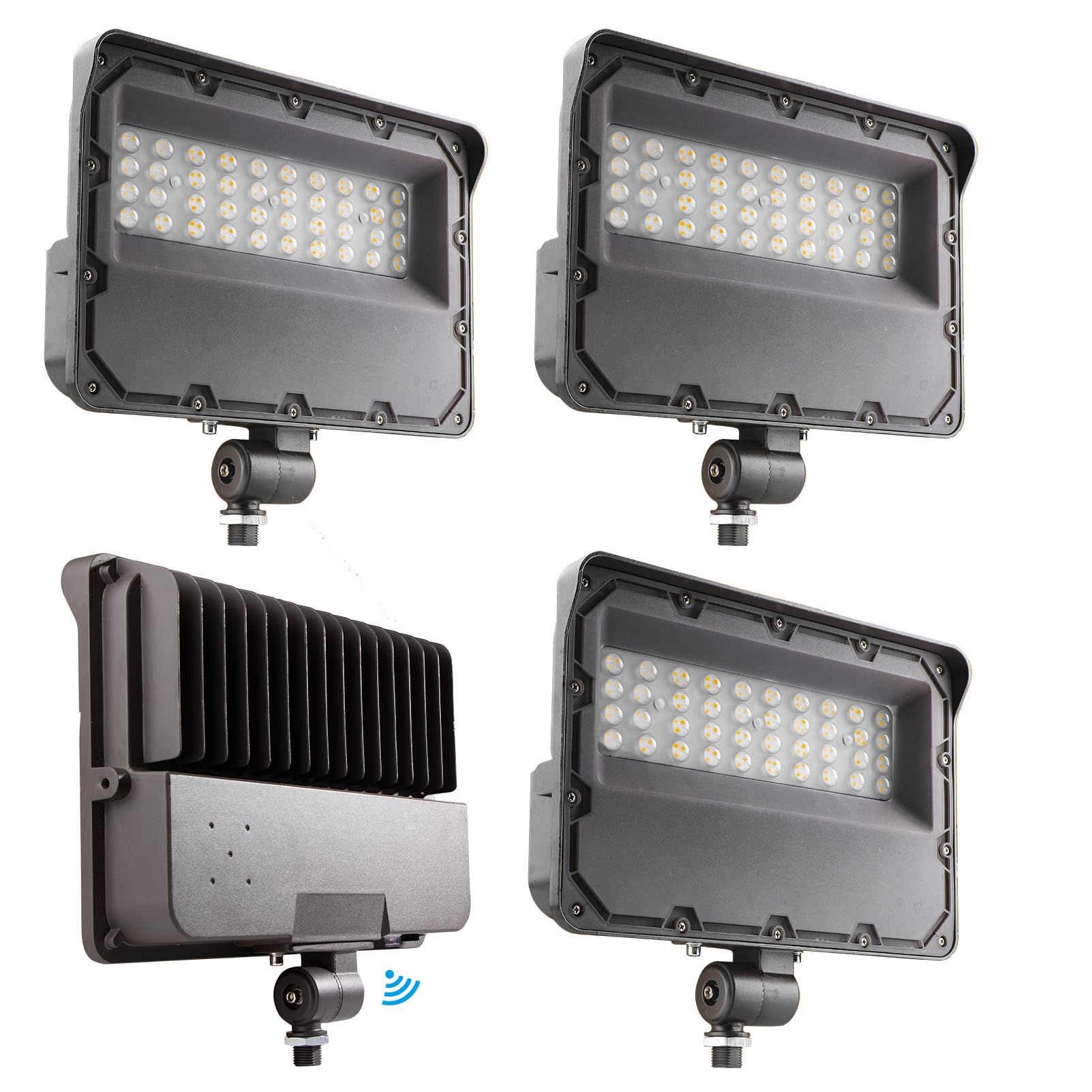 Lightdot 150W LED Flood Lights Outdoor with Knuckle Dusk to Dawn Photo