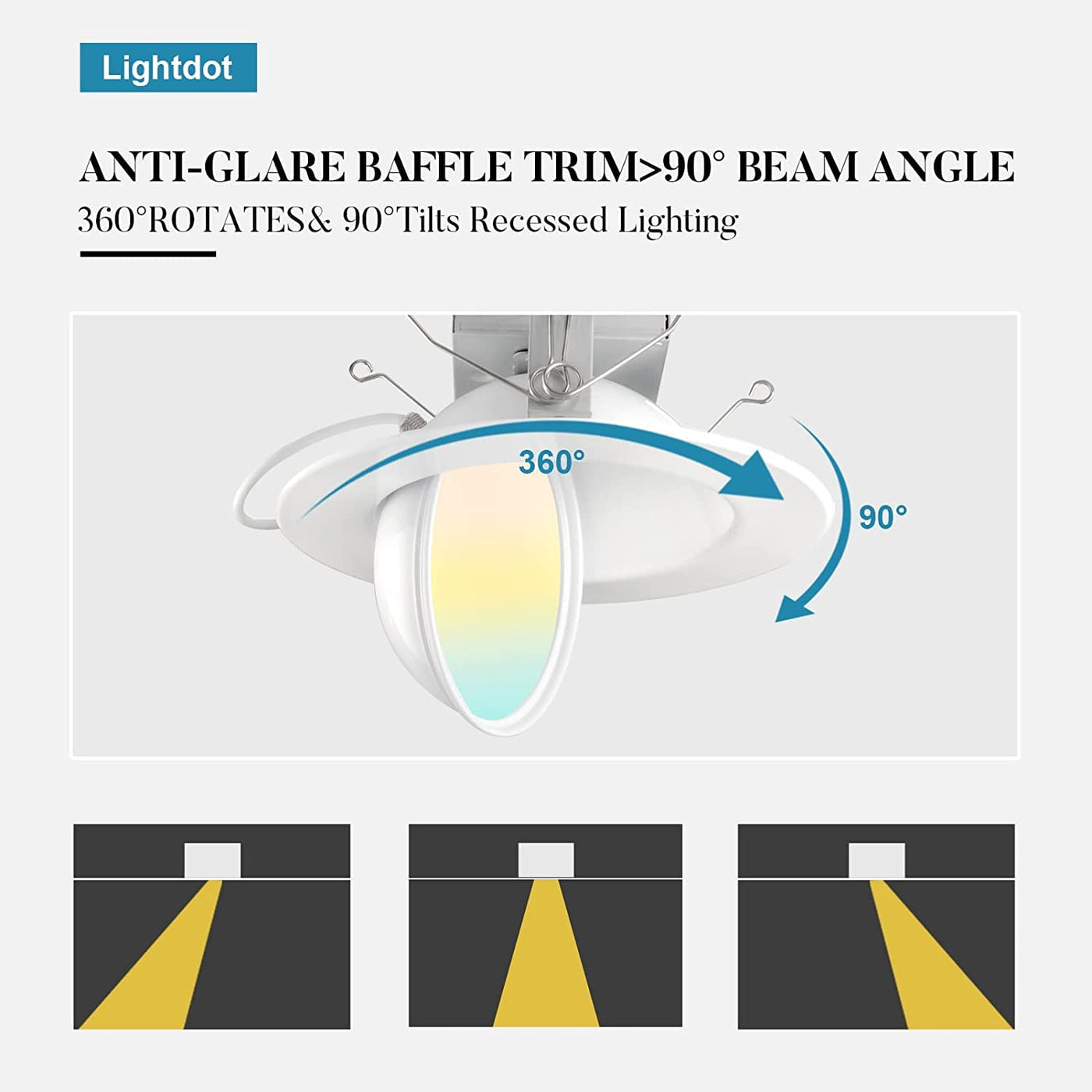 6 Inch Gimbal Retrofit LED Recessed Light — Lightdot