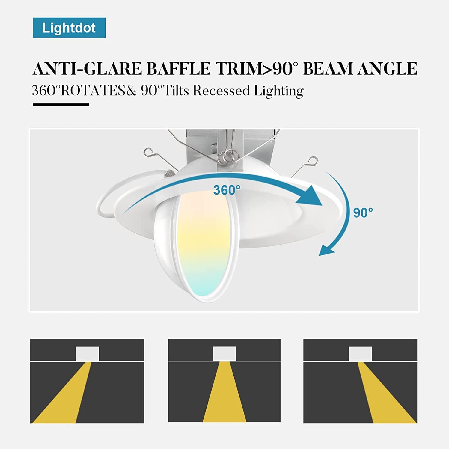6 Inch Gimbal Retrofit LED Recessed Light — Lightdot