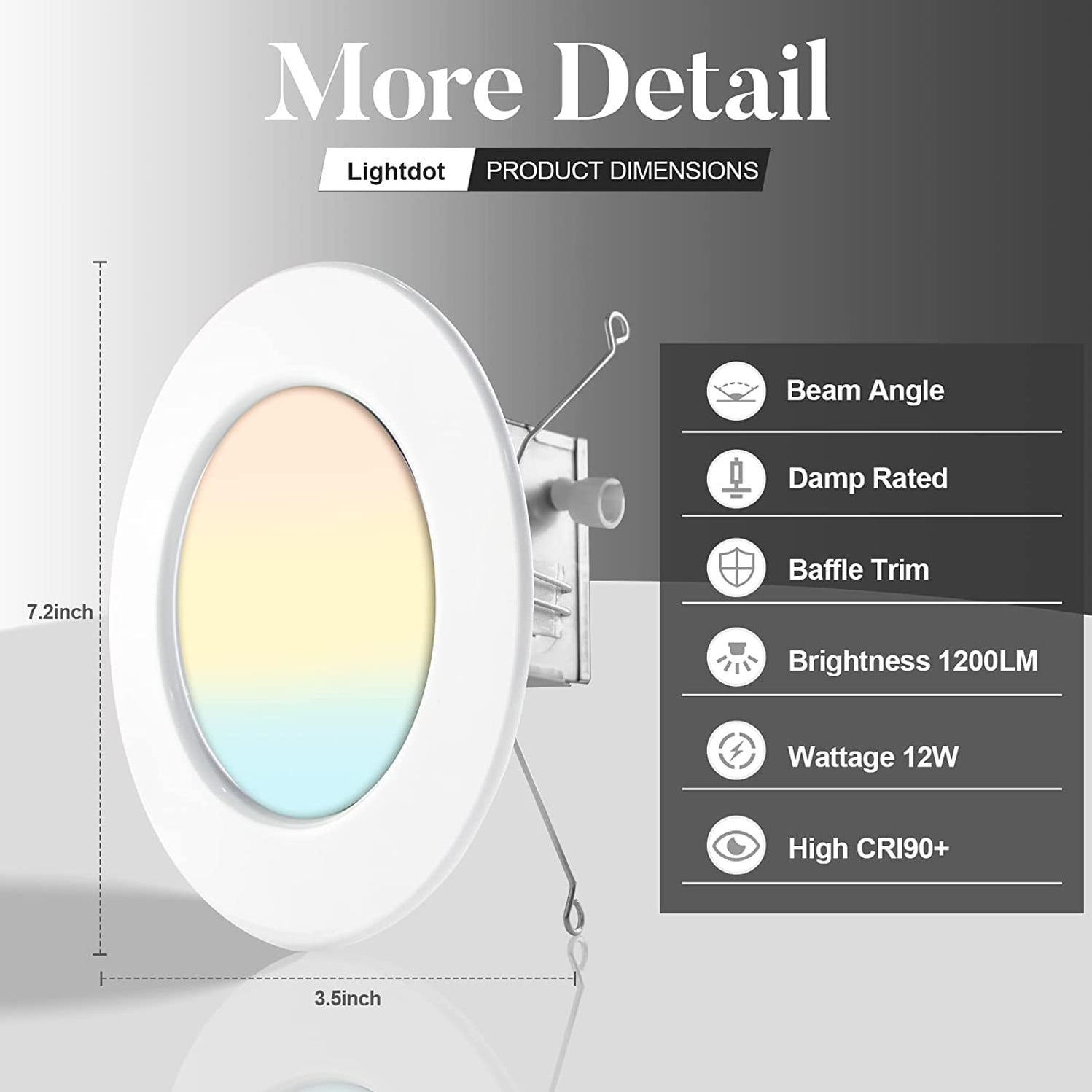6 Inch Gimbal Retrofit LED Recessed Light — Lightdot