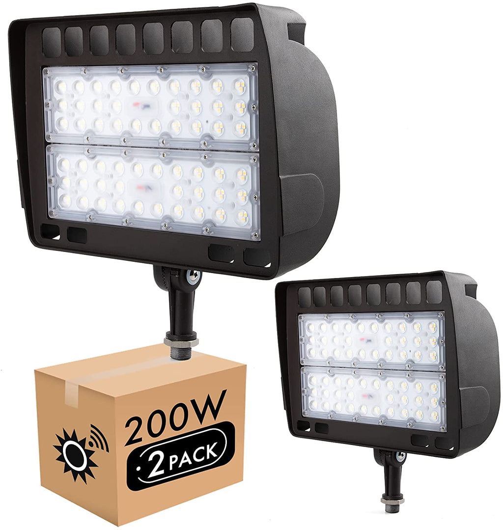 50W Integrated LED Security Wall Pack Flood Light, 5500LM Super Bright ...