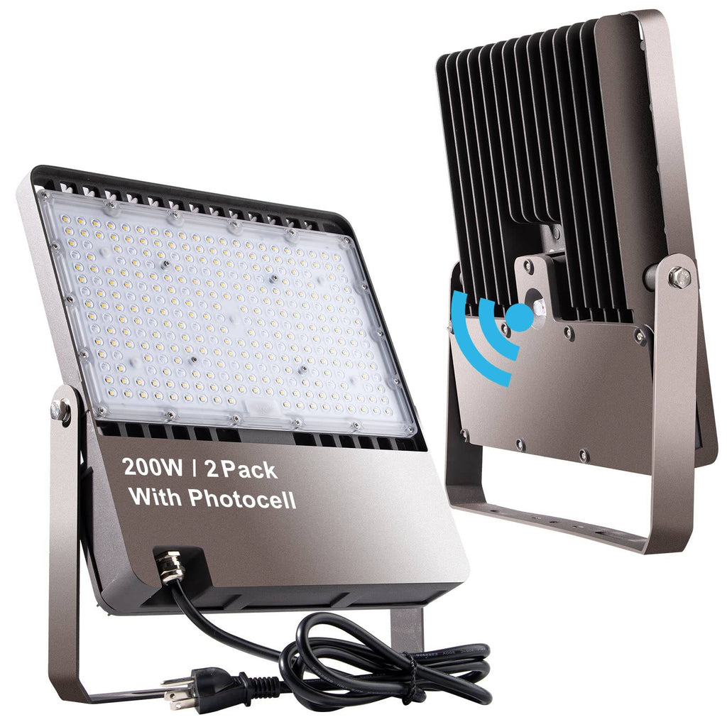 50W Integrated LED Security Wall Pack Flood Light, 5500LM Super Bright ...
