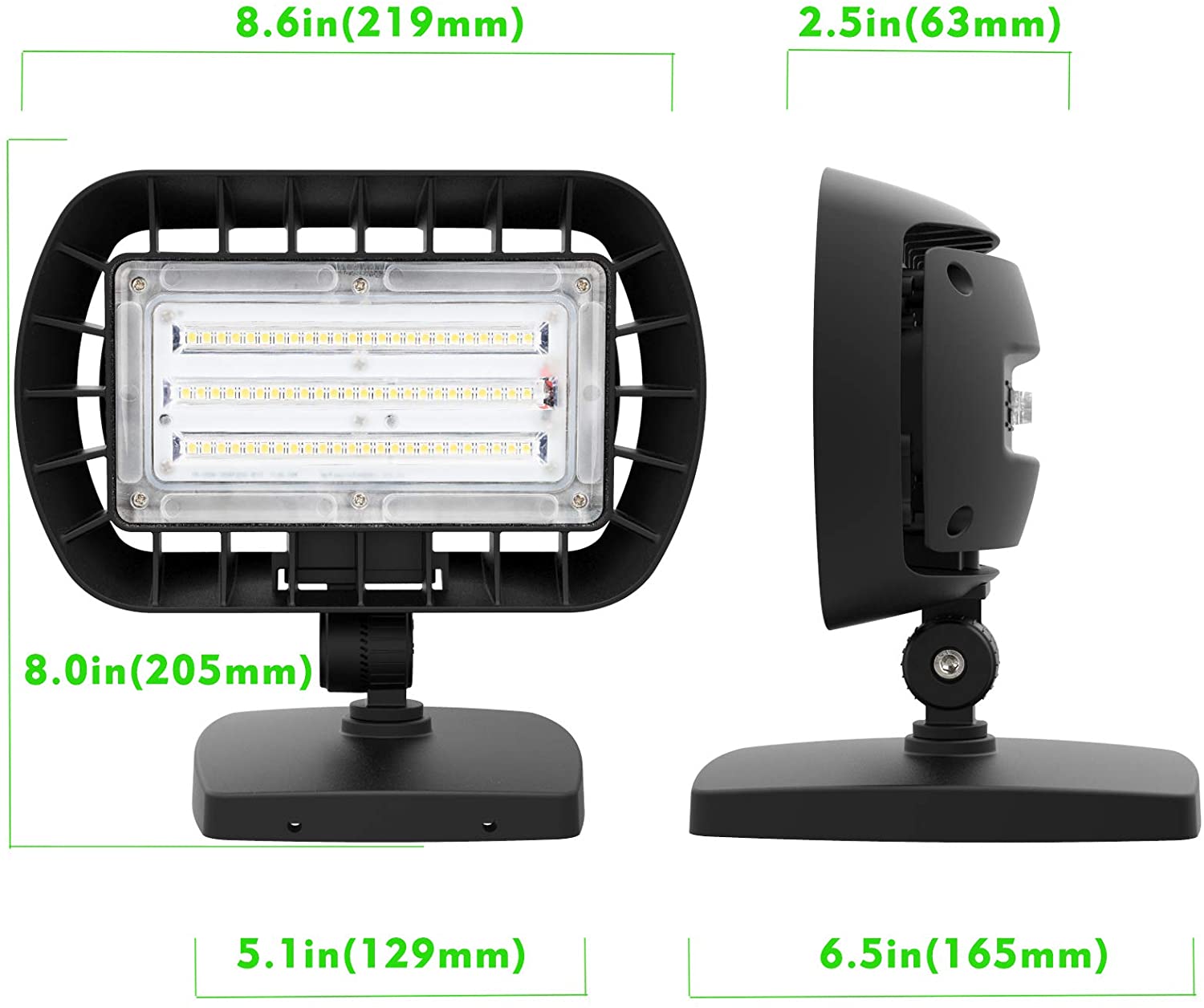 Lightdot 50W LED Flood Lights Outdoor with Knuckle, Outdoor Stadium Li